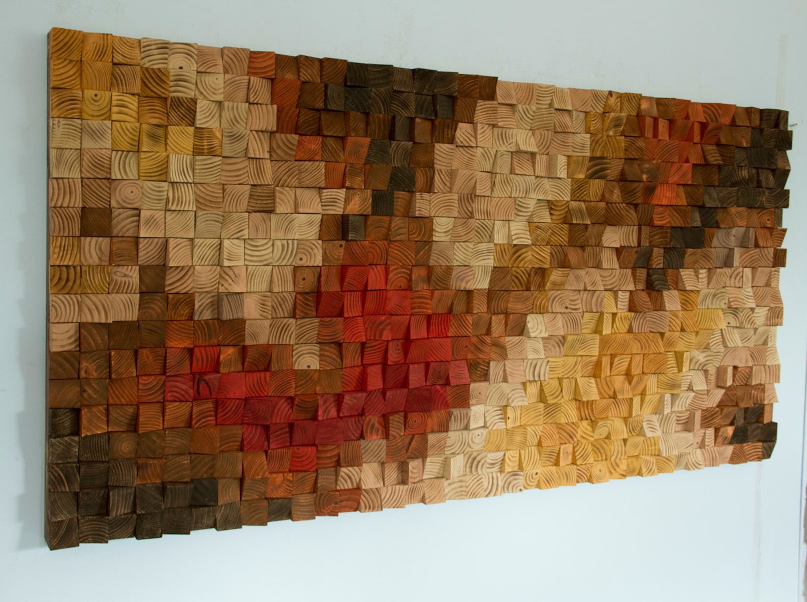 Large Rustic Wood Wall Art Wood Wall Sculpture Abstract - Etsy