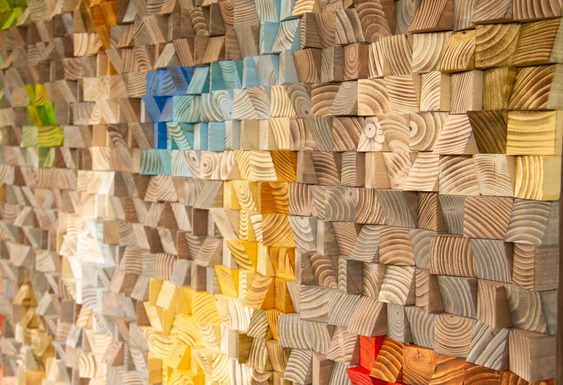 Large Wood Sculpture READ Word Wood Wall Art 2019 Colour - Etsy