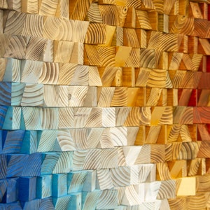 Infinity Wood Wall Art Decor, Wood Wall Decor Panel, Sound Diffuser ...