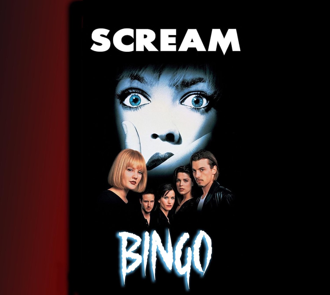 SCREAM (1996) Movie Bingo: Horror Movie Party Game (PDF) - Etsy