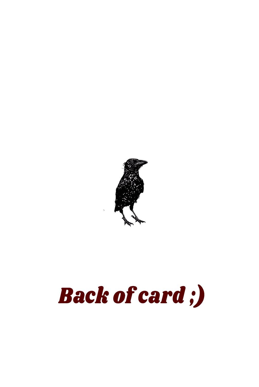 The Crow Movie - Devil's Night Greeting Card - Blank Inside - Instant ...