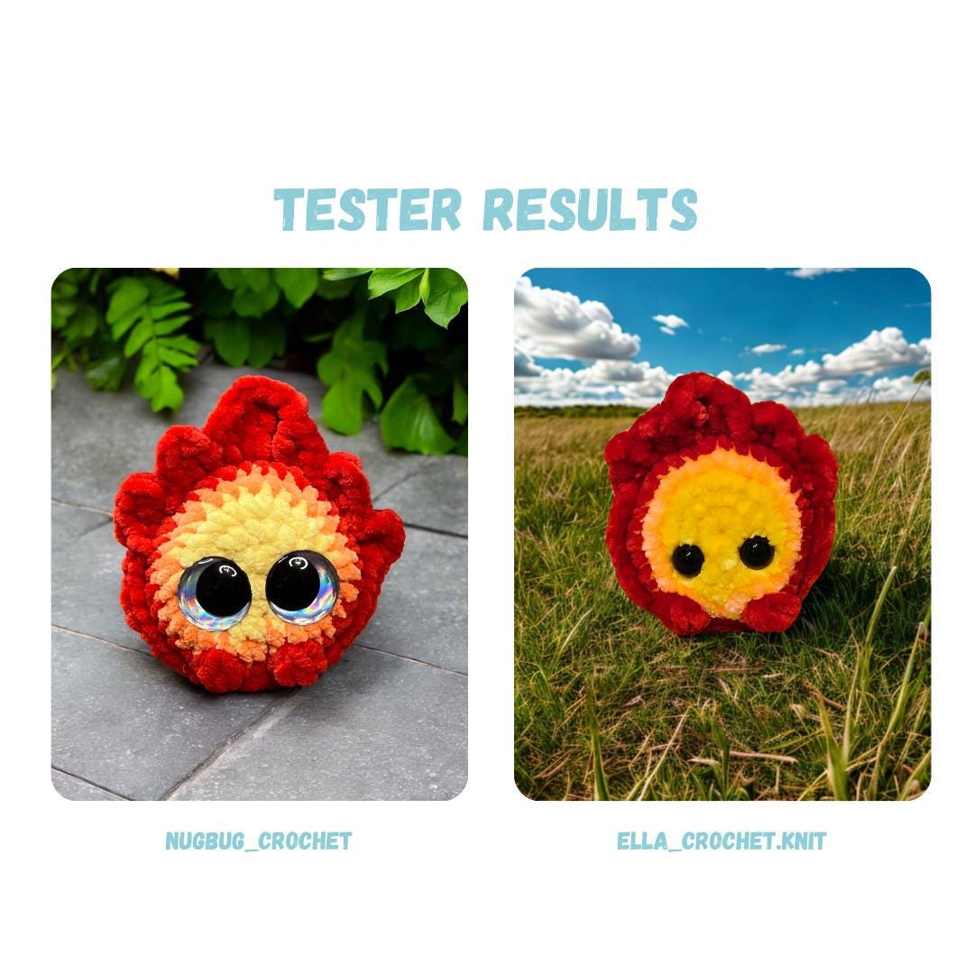 Chibi Fire Demon Crochet Pattern NO SEW - Etsy
