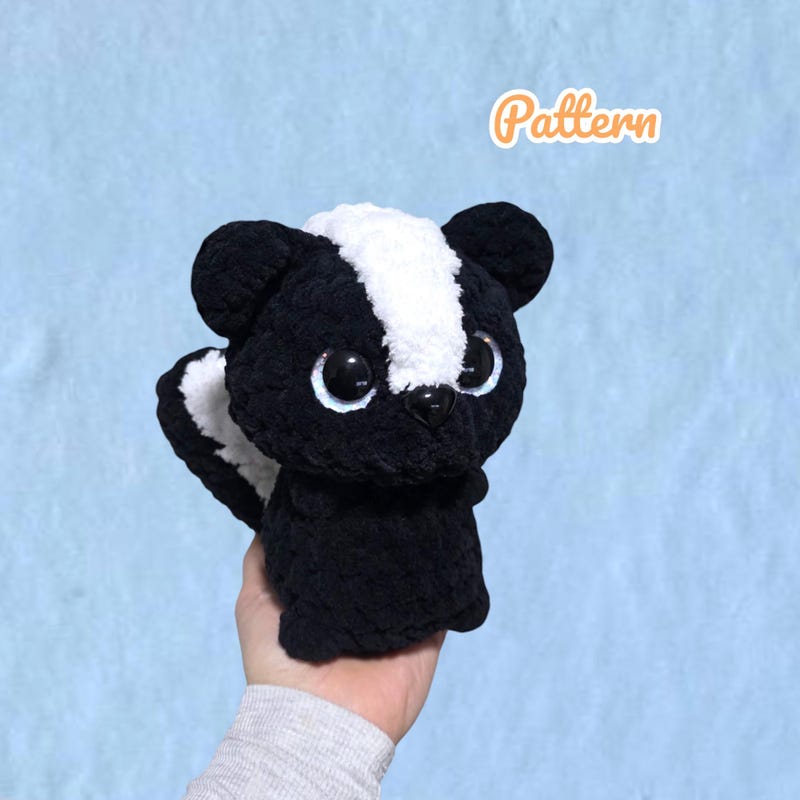 Crochet Skunk - Etsy
