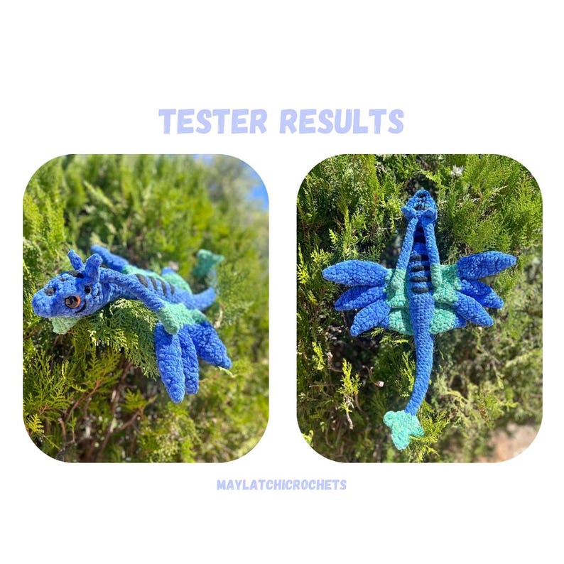 Low Sew Predator Dragon Crochet Pattern - Etsy