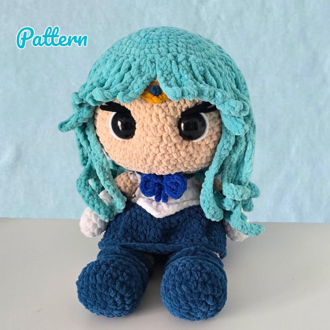 Sailor Neptune Warrior Crochet Pattern - Etsy