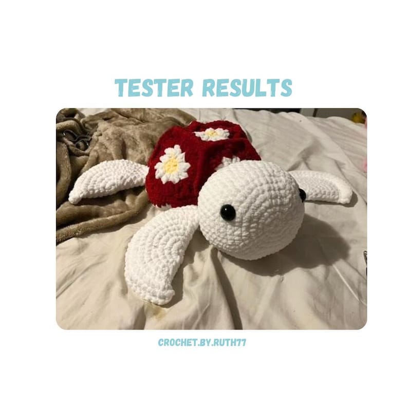 Big Granny Square Turtle Crochet Pattern - Etsy