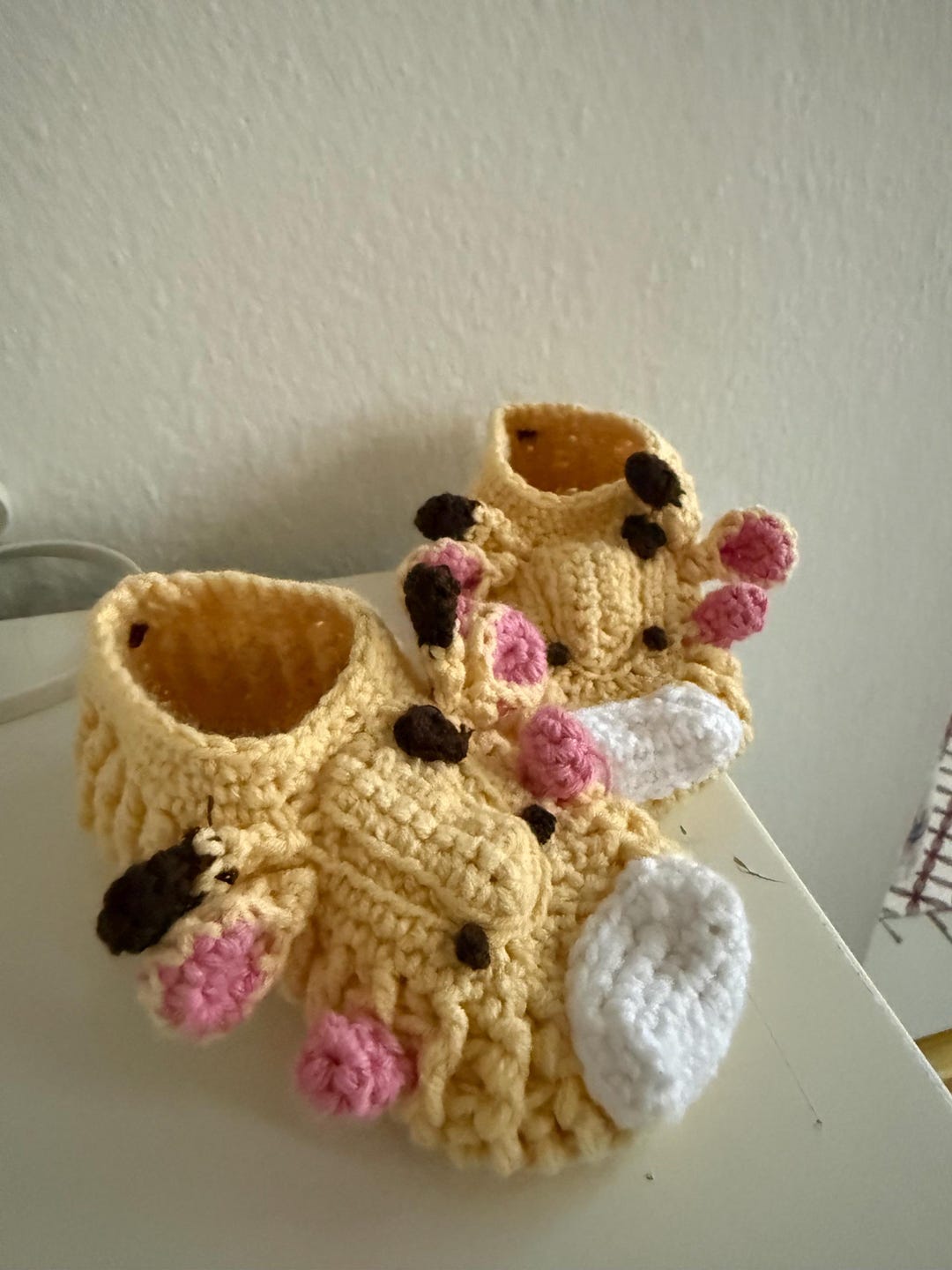 Handmade Crochet Giraffe Baby Booties | Amigurumi Baby Shoes | Cute ...