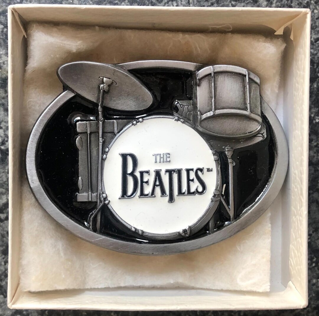 Beatles Drum Kit Belt Buckle Apple 1996 Official Limited Edition With ...