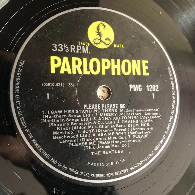ビートルズ プリーズ・プリーズ・ミー 1963年 イギリス レア 3rdプレス ビニール LP PMC 1202 33 1/3 - Etsy 日本