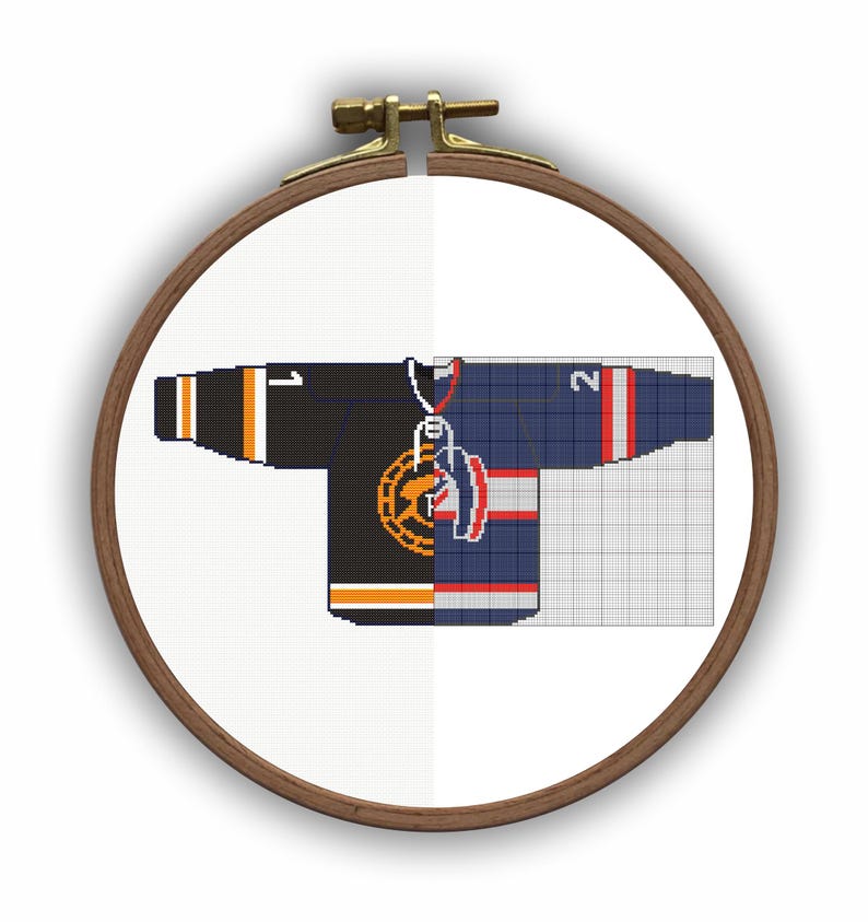 Heated Rivalry Cross Stitch Pattern Bundle – Hollander & Rozanov Jersey ...