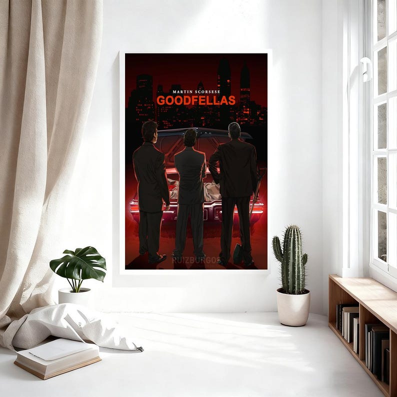 Goodfellas Movie Poster Rolled Canvas Art for Living Room & Bedroom ...