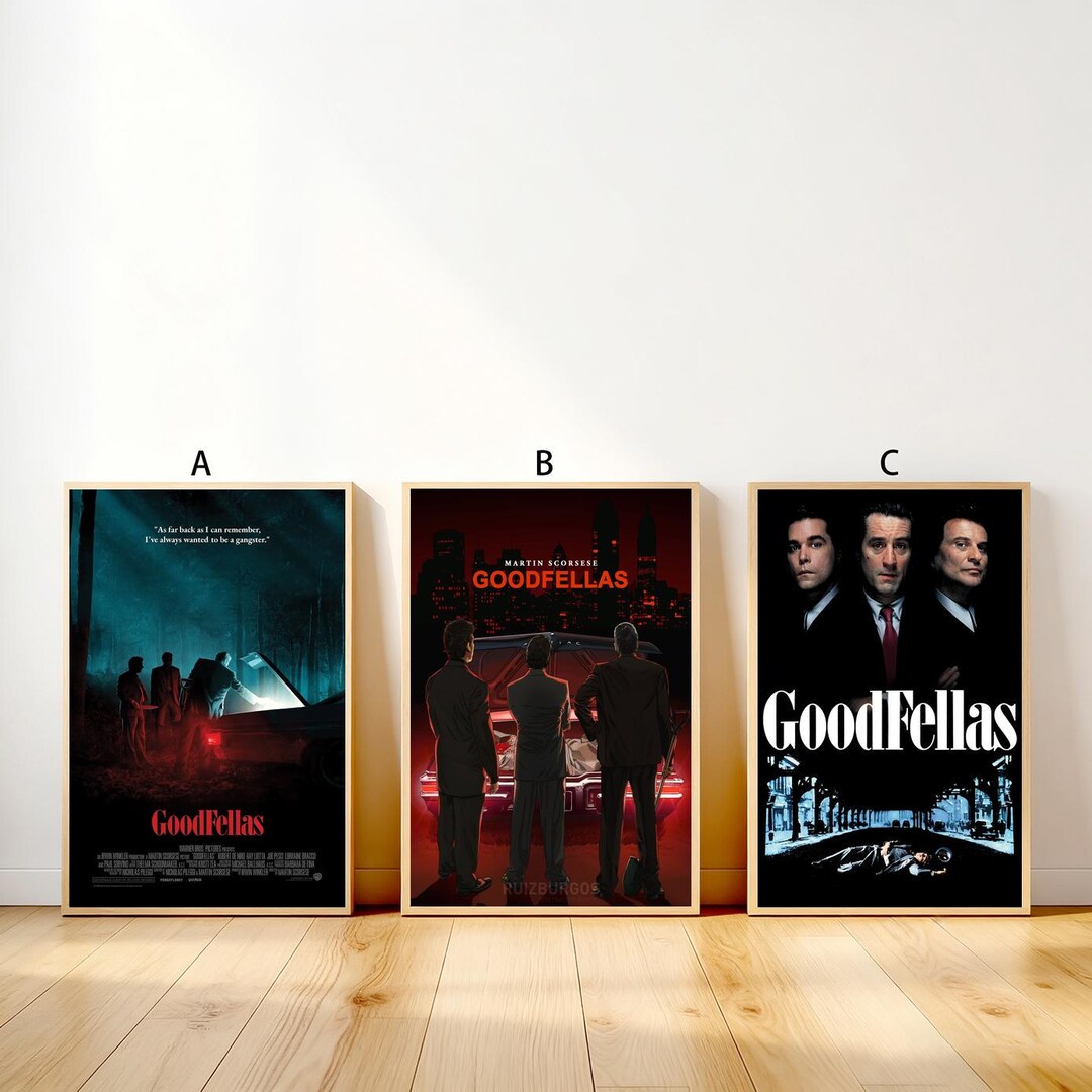 Goodfellas Movie Poster Rolled Canvas Art for Living Room & Bedroom ...