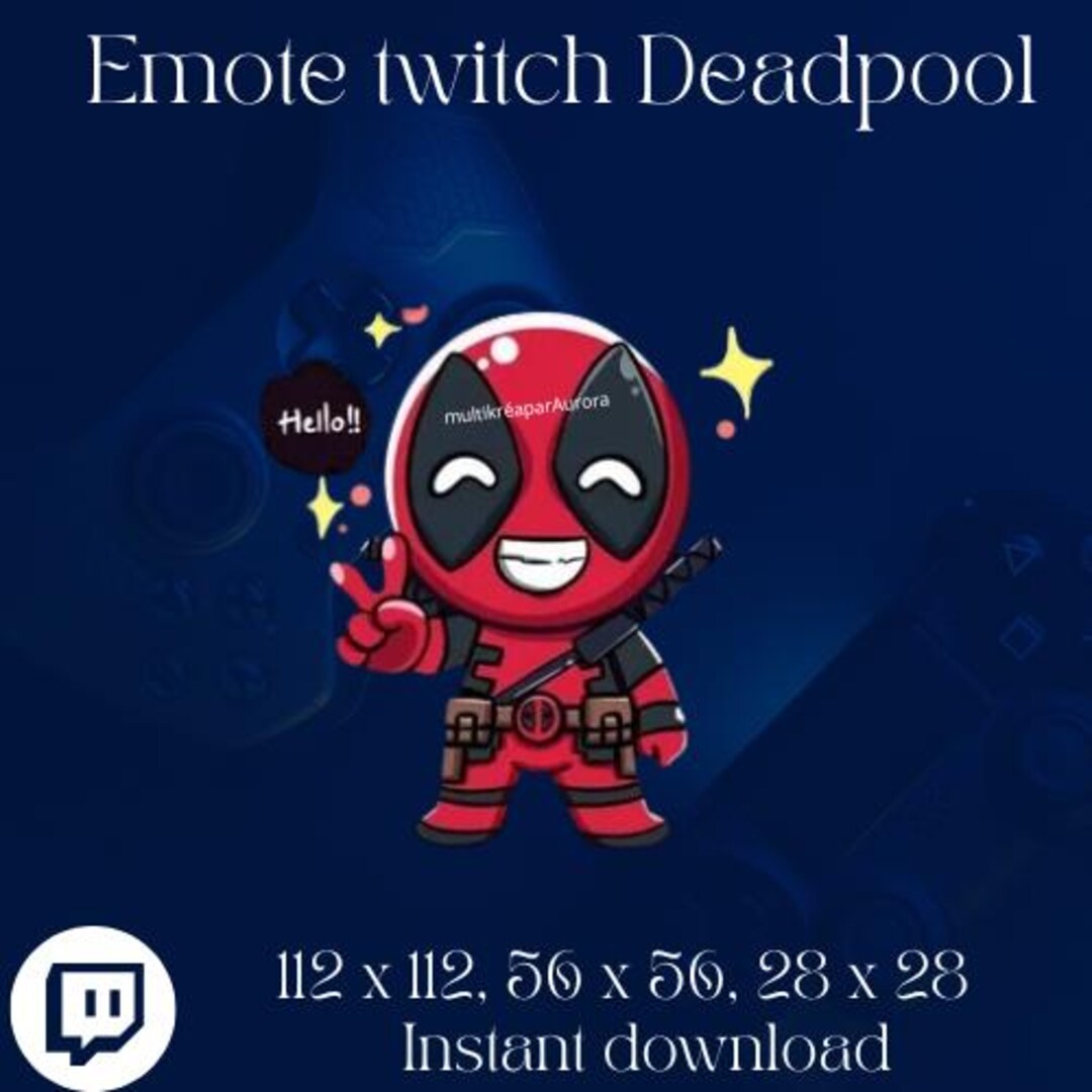 Emote Deadpool Hello - Etsy France