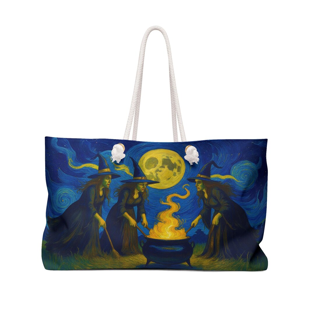 Van Gogh Inspired Macbeth Tote Bag: Shakespearean Weird Sisters Art - Etsy