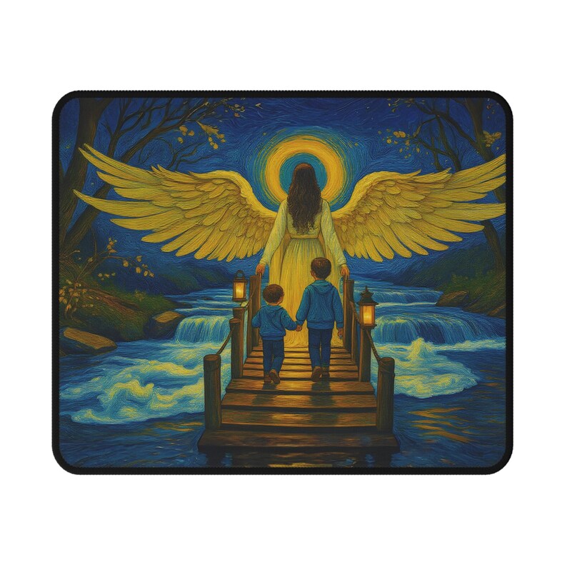 Van Gogh Guardian Angel With Children Mug – Spiritual Van Gogh Style ...