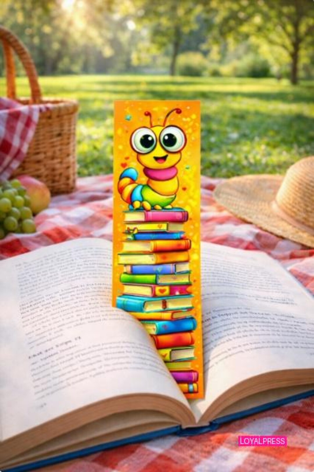 Colourful Bookworm Printable Bookmark Set, Kids Reading Gift, Classroom ...