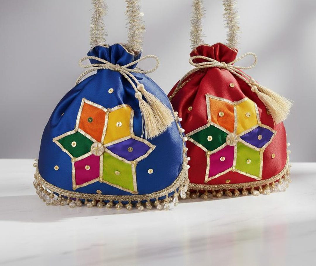 Handcrafted Potli Bag – Traditional Pouch, Ethnic Handbag, Custom ...