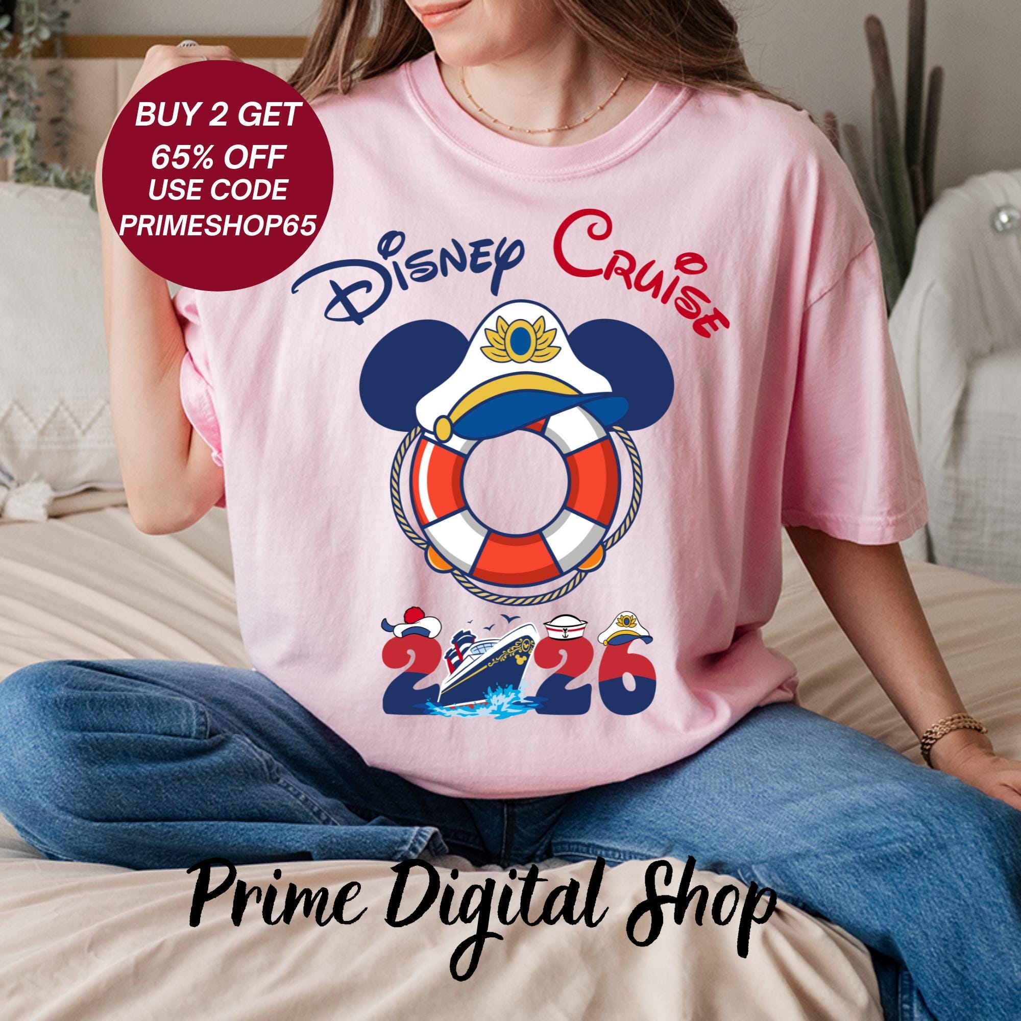 Disney Cruise 2026 SVG PNG, Mickey Lifebuoy Shirt Design, Nautical ...