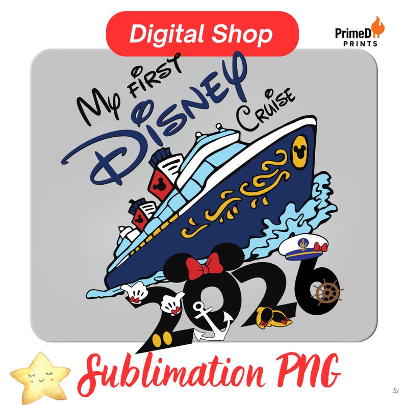 My First Disney Cruise SVG PNG 2026, Mickey Family Cruise Shirt Design ...