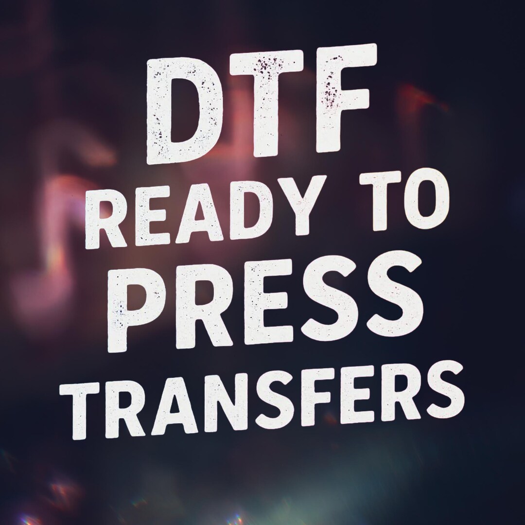 Custom Text and Logo DTF Transfer, Personalized Iron On, Ready to Press ...