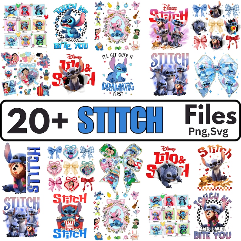 20+ Stitch Files, Stitch Svg, Stitch Bundle, Stitch Png, Stitch Clipart ...