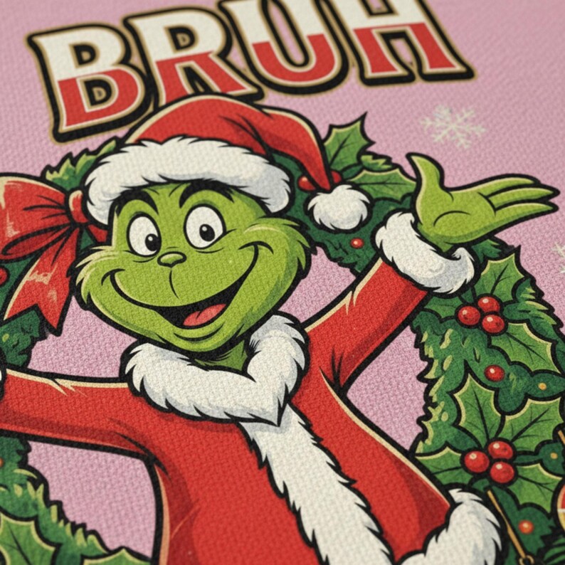 Funny Six Seven Bruh Meme Christmas Grinch PNG, 67 Grinch Xmas Png ...