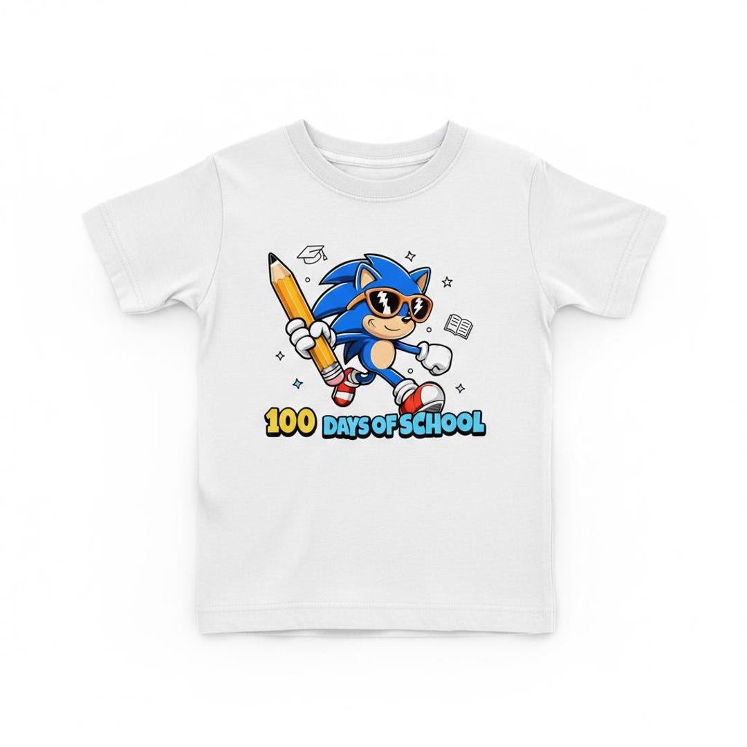 Sonic the Hedgehog 100 Days of School Sign | Classroom Decor (digital ...