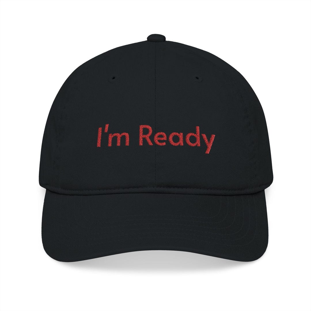 Organic Baseball Cap (embroidery) - Etsy