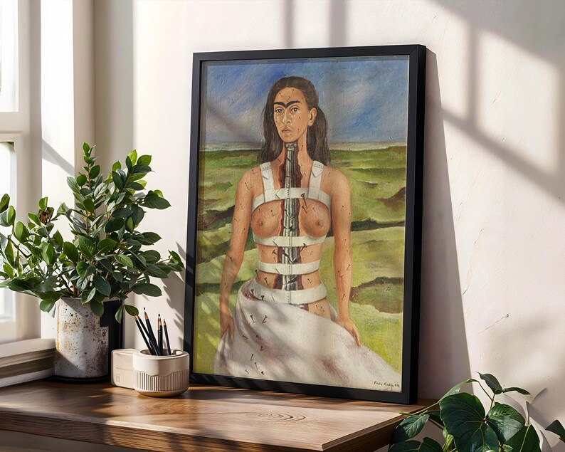 Frida Kahlo- the Broken Column 1944 - Frida Kahlo Poster, Kahlo Prints (digital Download) - Etsy