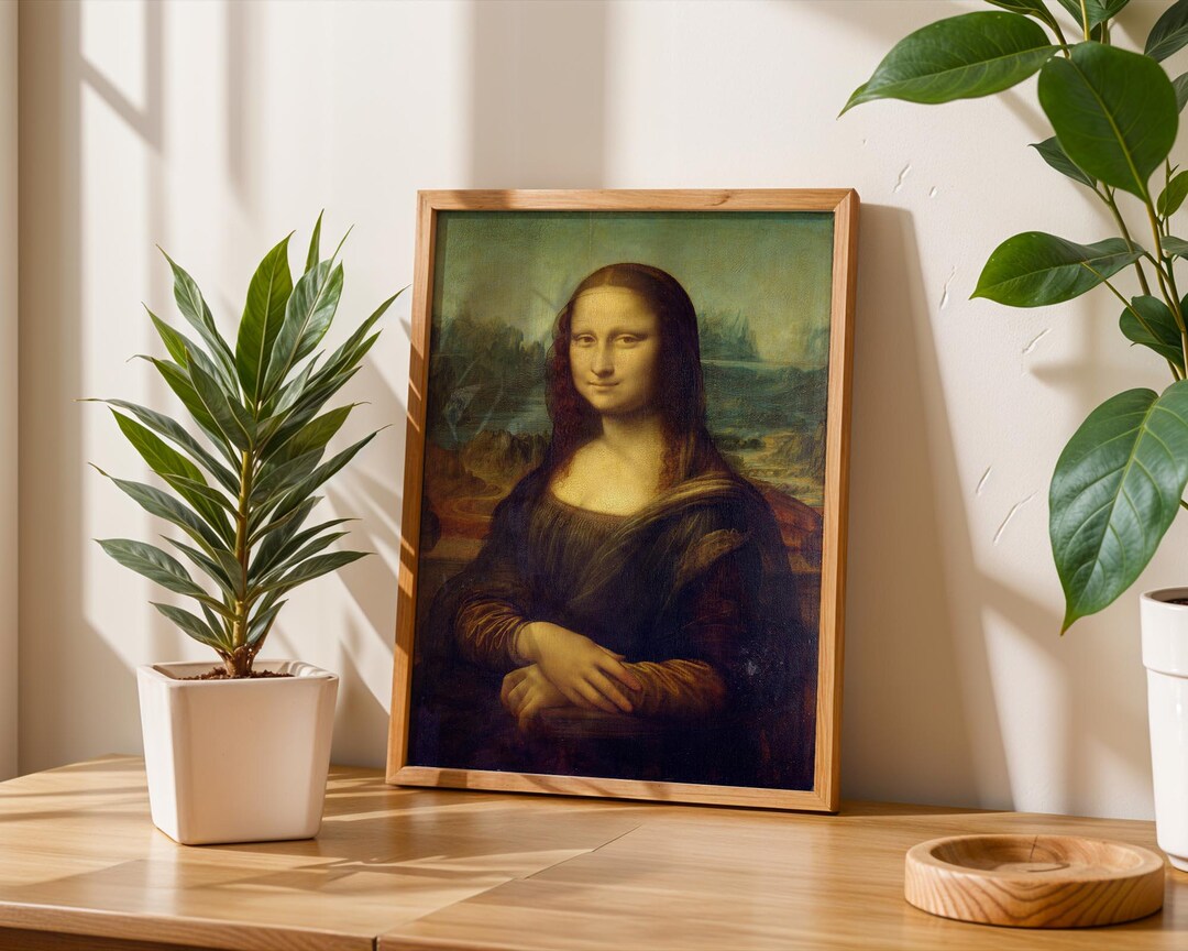 Mona Lisa, Leonardo Da Vinci, Poster, Downloadable Art Print, Instant ...