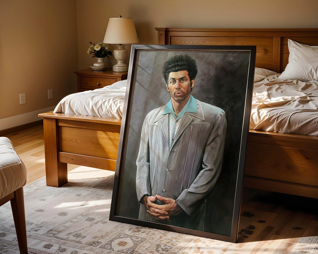 The Kramer Portrait Painting – Cosmo Kramer TV Art (digital Download ...