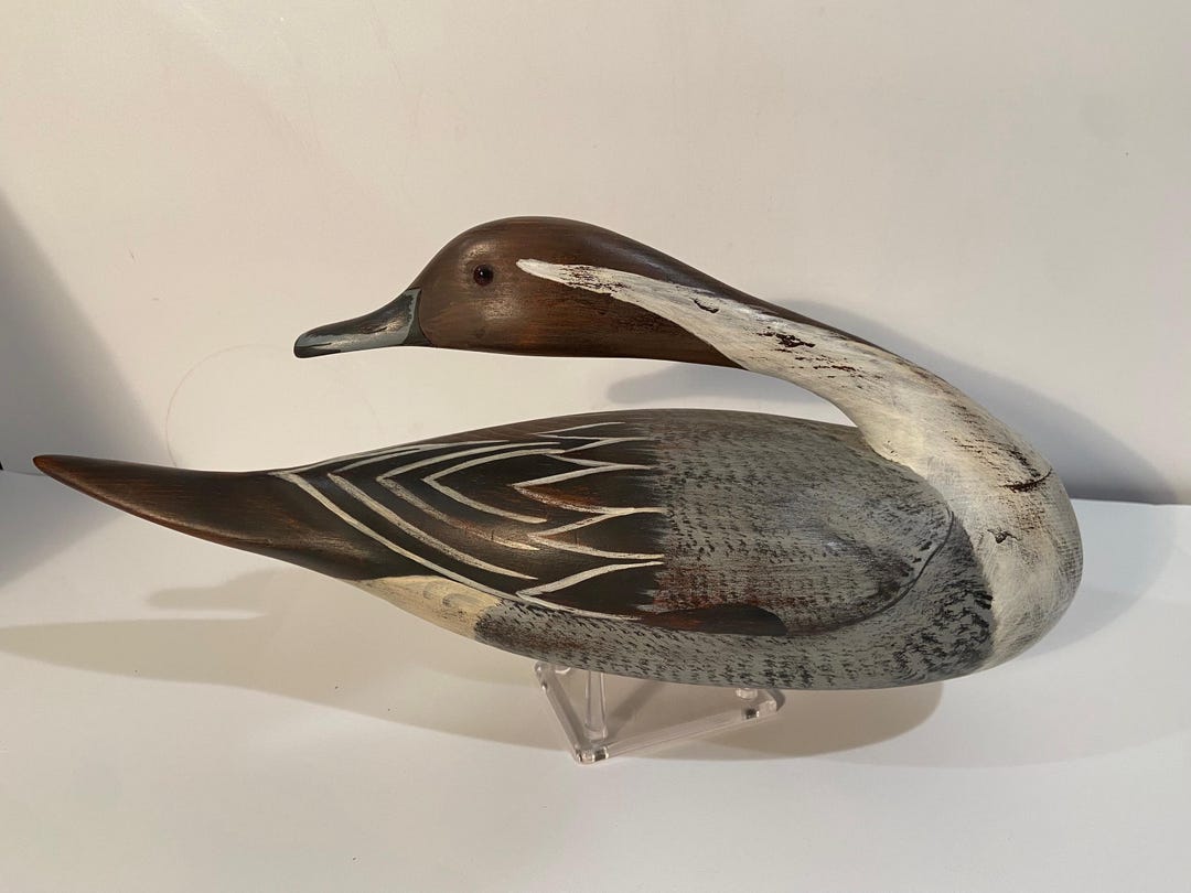 Vintage Pintail Duck Decoy by Robert. J. Lis - Etsy