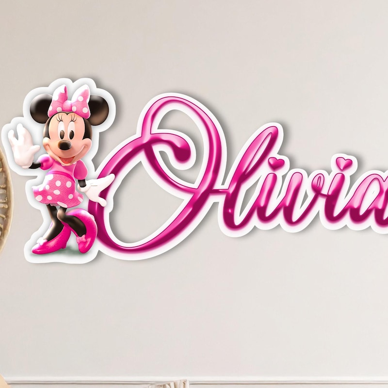 Mickey and Minnie Plaque - Etsy