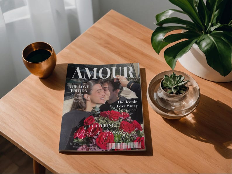 Sjabloon tijdschrift voor stellen Canva gepersonaliseerde sjabloon ...