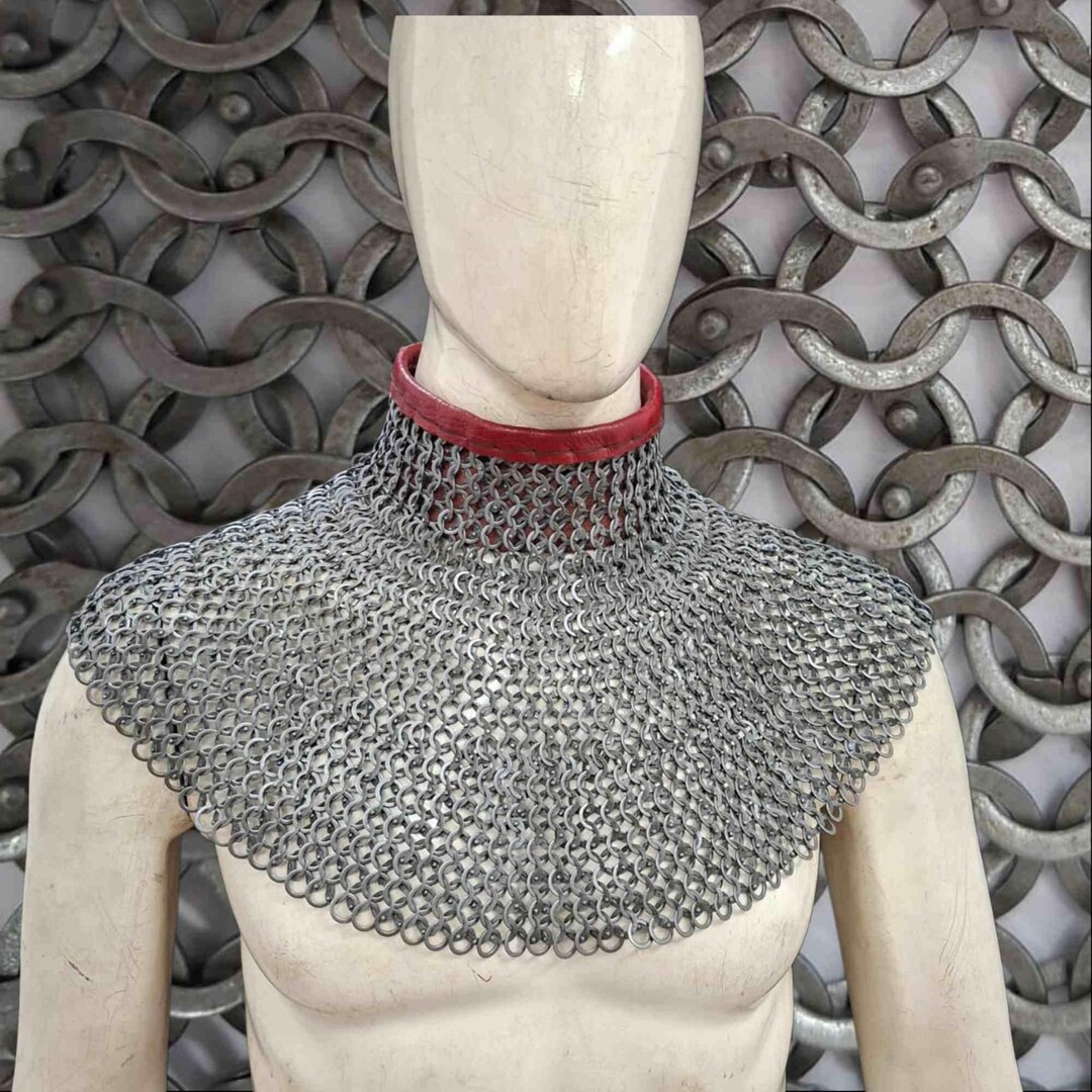 Chainmail Collar : Mild Steel Gorget, Bishop's Mantle - Etsy