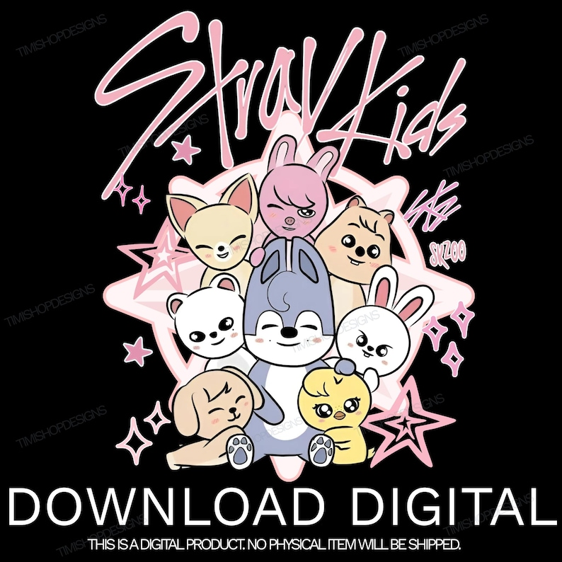 Stray Kids SKZOO Print: High-resolution PNG (digital Download) - Etsy