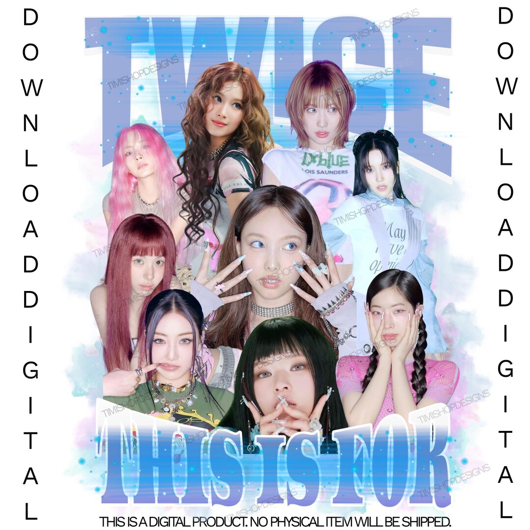 Twice Digital Download PNG | This is for K-pop Design | Printable TWICE ...