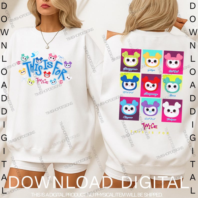 Twice Kpop Digital Download PNG | This is for K-pop Design | Printable ...
