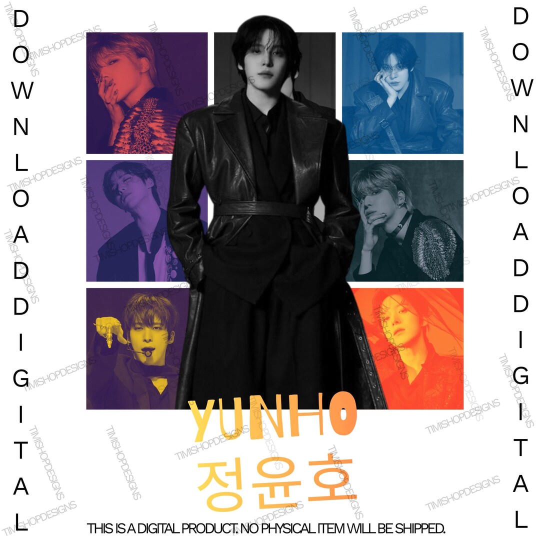 ATEEZ Yunho Kpop Digital Ateez T-shirt Design | Atiny Fan Gift | High ...