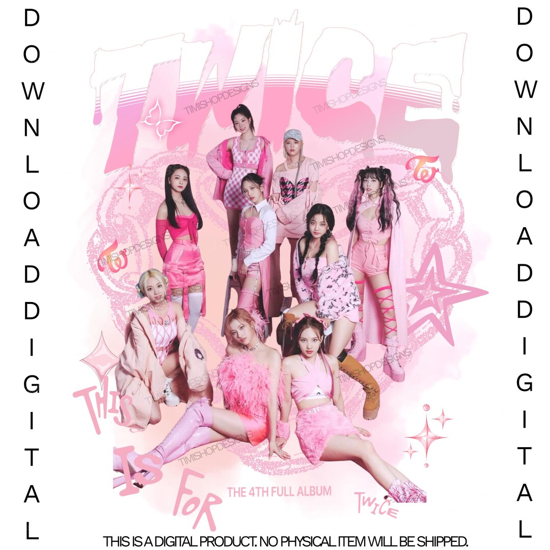 Twice Digital Download | “this is For” K-pop Design | Printable TWICE ...