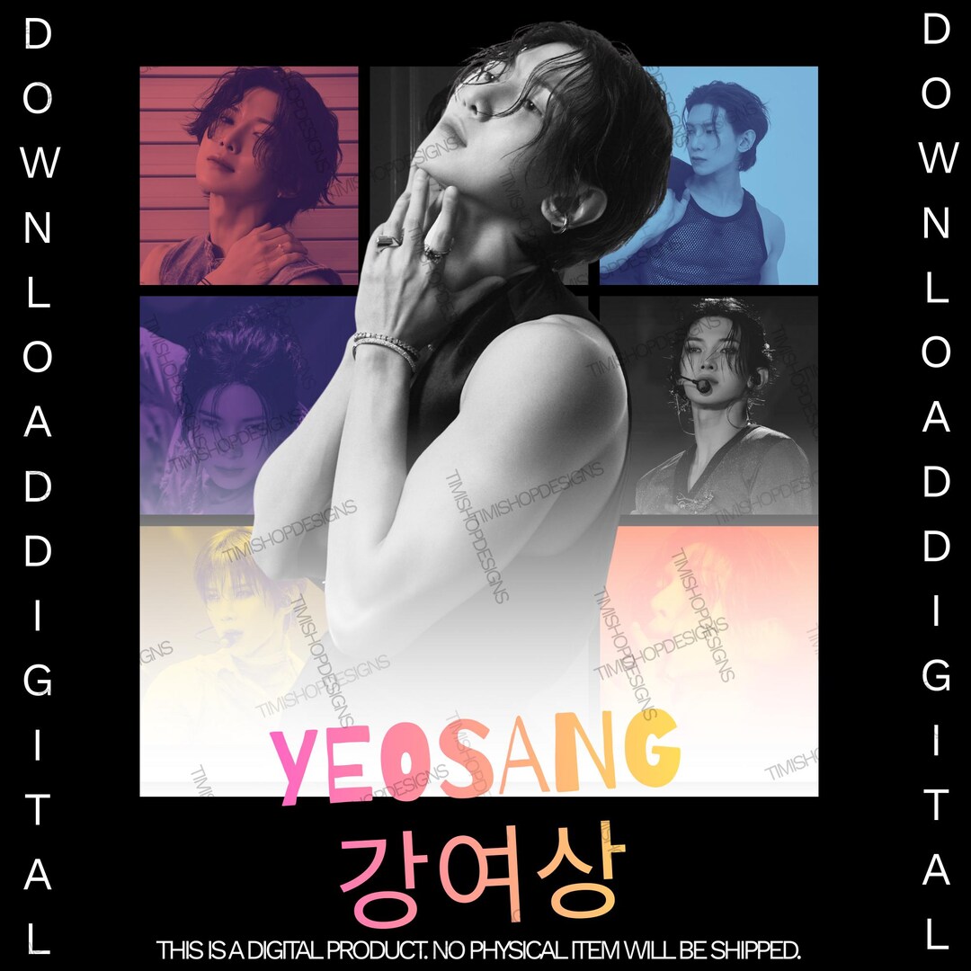 ATEEZ Yeosang Kpop Digital T-shirt Design | Atiny Fan Gift | High ...
