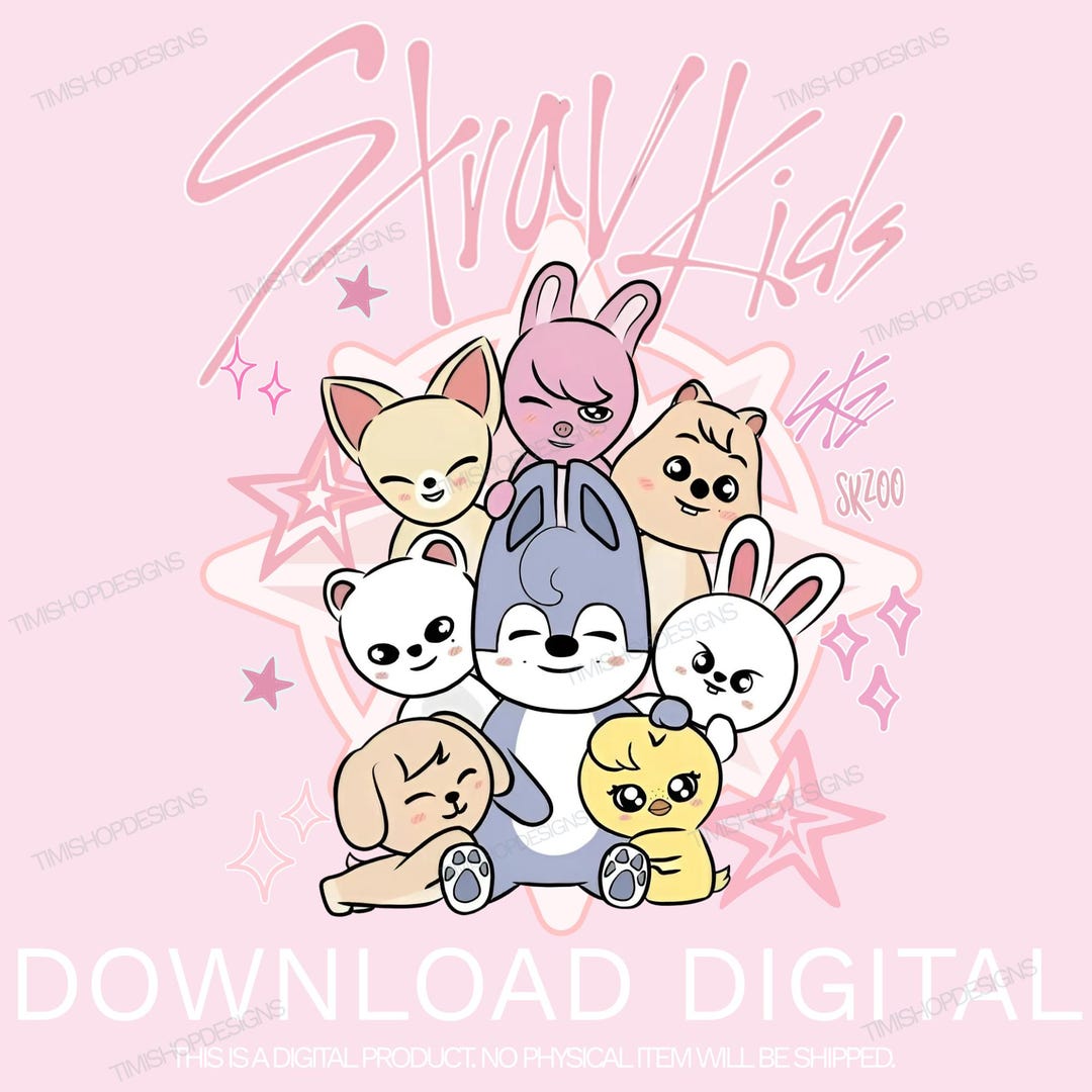 Stray Kids SKZOO Print: High-resolution PNG (digital Download) - Etsy