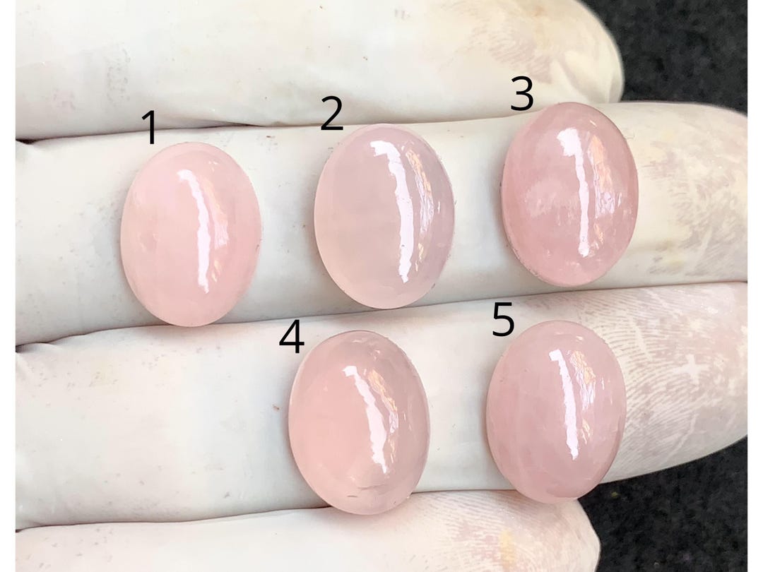 Natural Rose Quartz Smooth Oval Shape Gemstone High Quality for Jewelry ...