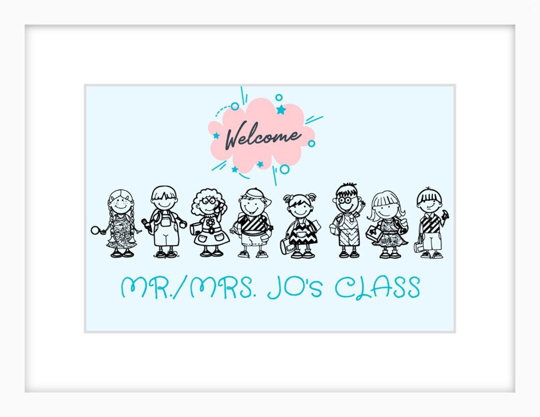 Welcome to Classroom Poster - Customizable - Printable - Digital ...