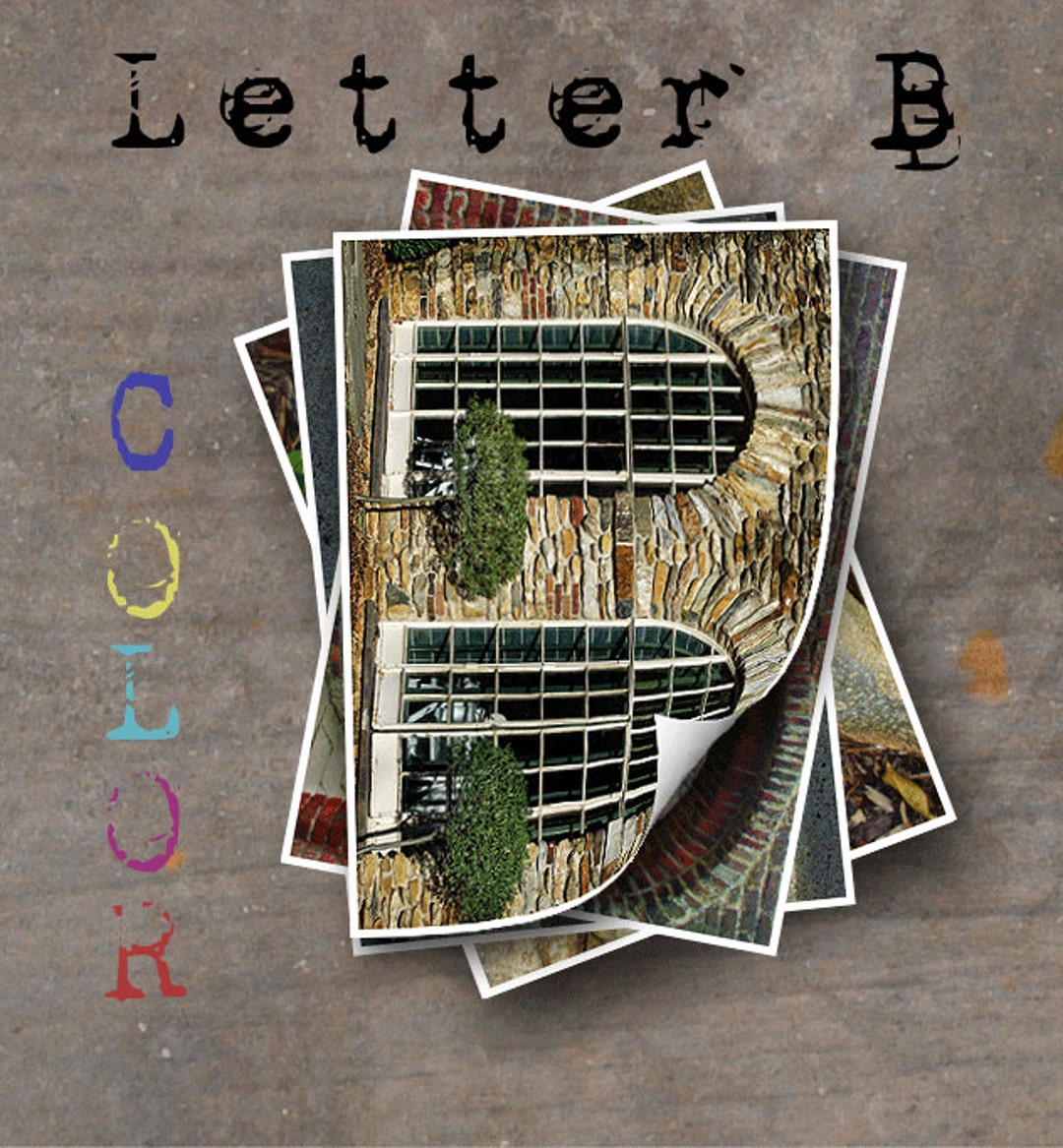 LETTER B Alphabet Photography LETTERS - Color Alphabet Photos - Etsy