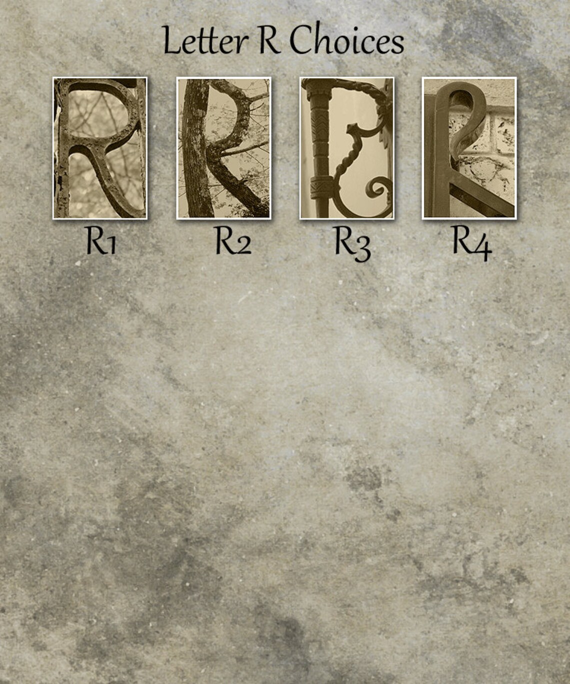 LETTER R Alphabet Photography LETTERS Sepia Alphabet Photos - Etsy