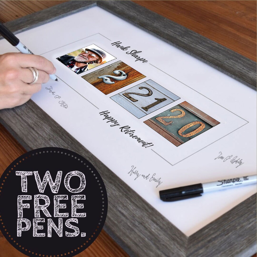 Personalized Retirement Gifts, Custom Photo Print, Retirement Gift for ...