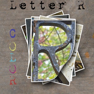 LETTER R Alphabet Photography LETTERS - Color Alphabet Photos - Etsy