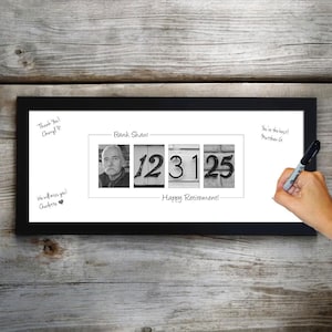 PERSONALIZED RETIREMENT GIFT for Women, Framed Retirement Date Print ...