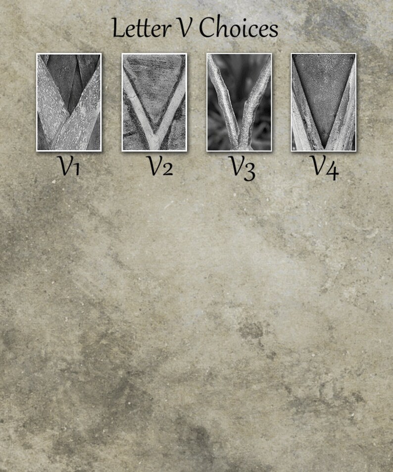 LETTER V Alphabet Photography LETTERS Black and White - Etsy